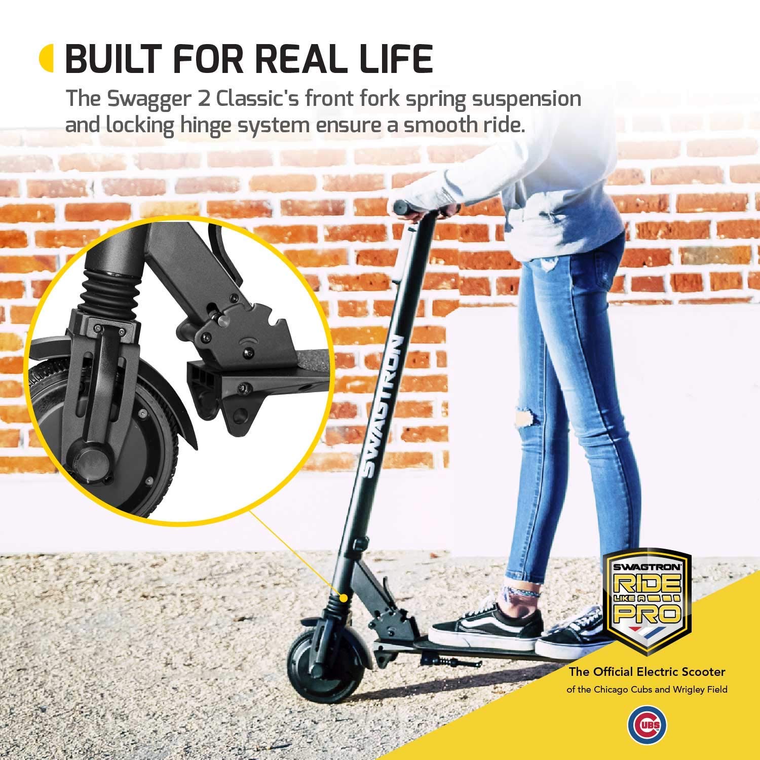 SWAGGER SG-2 Classic, Folding Electric Scooter for Adult and Youth ...