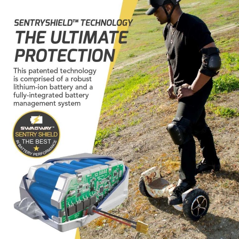 SWAGTRON T6 OFF-ROAD 10" Hoverboard with Auto Balancing and Bluetooth ...