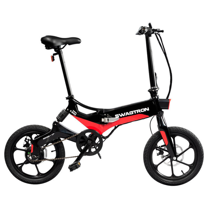 SWAGTRON SWAGCYCLE EB7 Elite Electric Bike, Folding Commuter EBike– Swagtron India