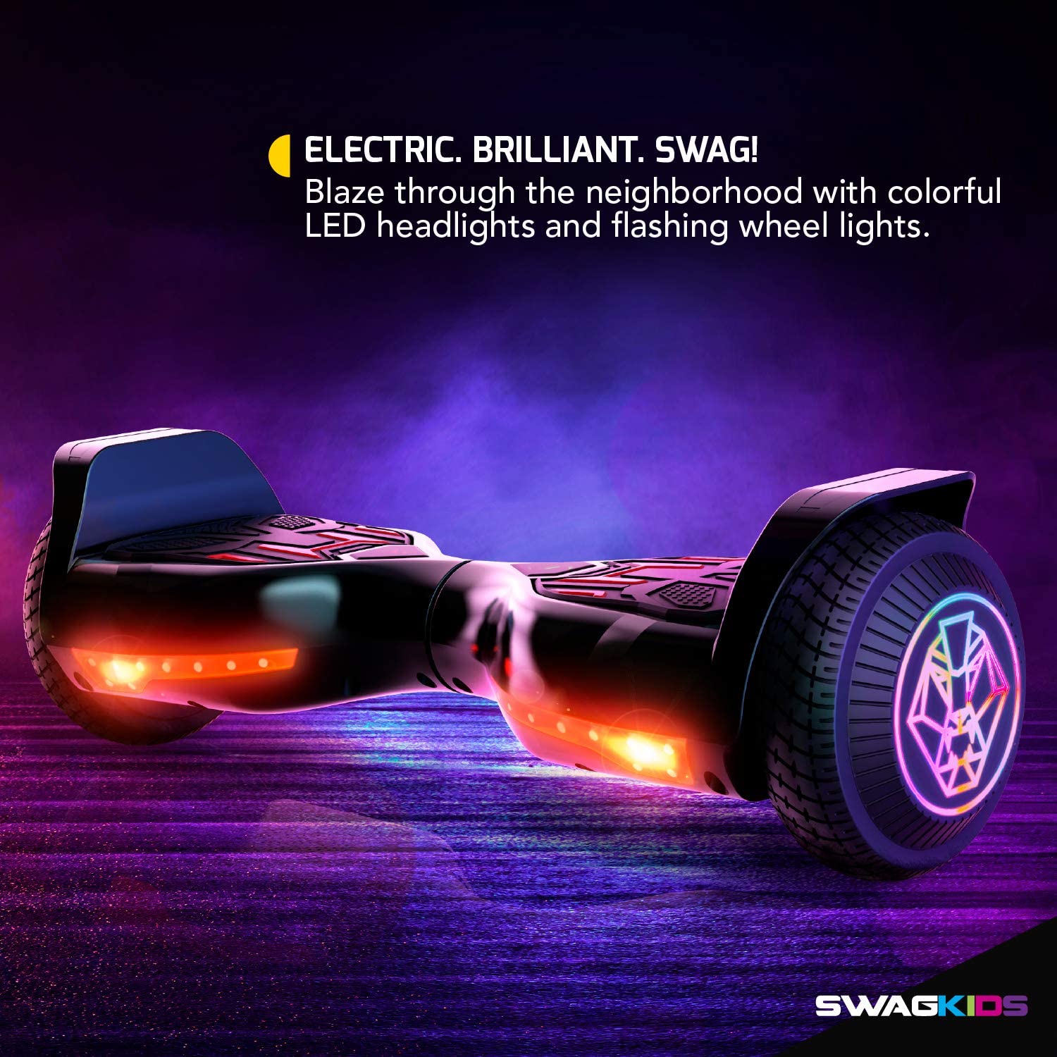 Swagtron T580 Swagboard Twist Self Balancing Light-up Hoverboard ...